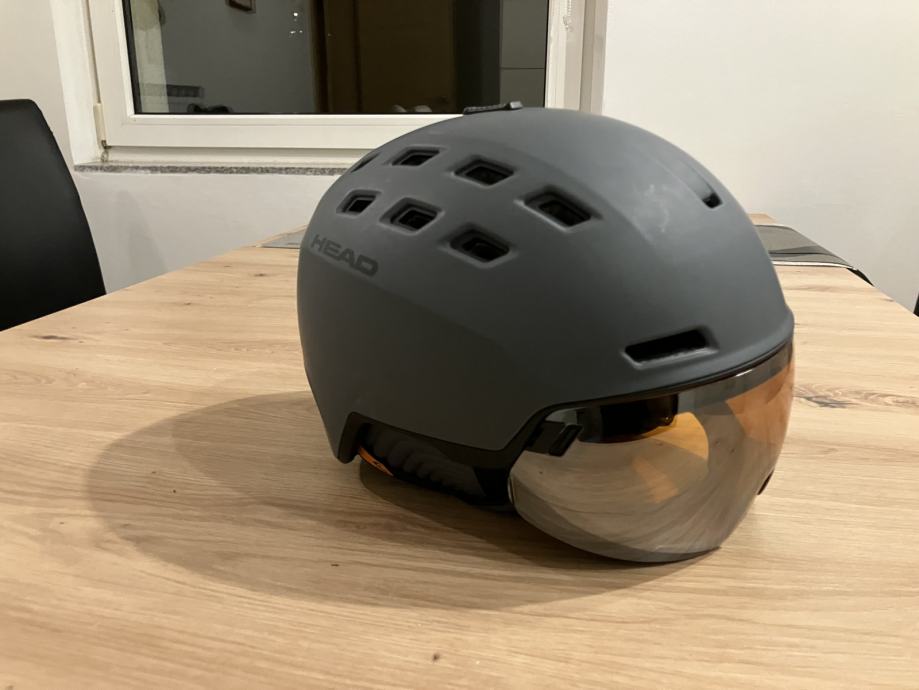 Head Radar smucarska celada XL-XXL (60-63) z vizirjem