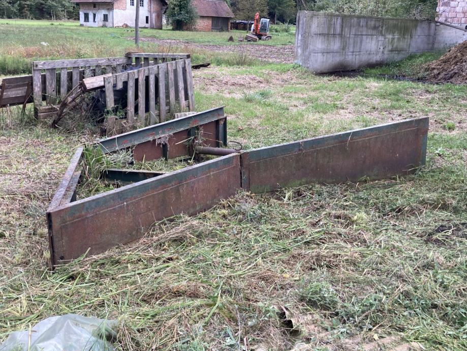 Plug oz. barka za sneg domače izdelave - železo