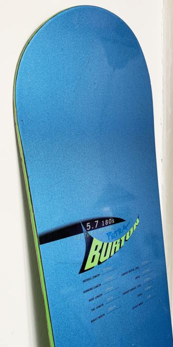 BURTON Factory Prime 5.7 180s SNOWBOARD RACEBOARD