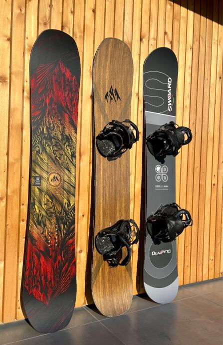 Snowboard Jones mountain twin 158w, Jones flagship 164cm, swoard dual