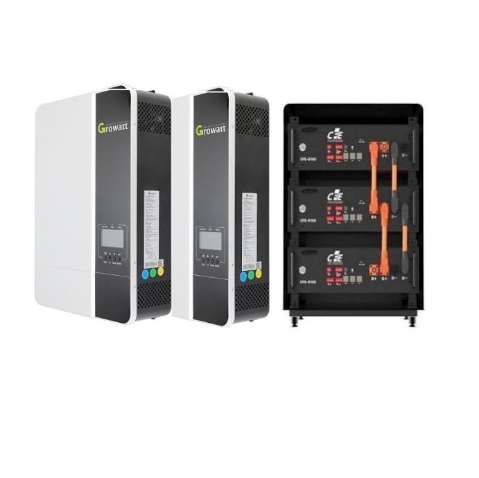 Hranilnik z 2x5kW enofaznim hibridnim razsmernikom in Li-ion baterijo