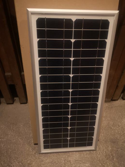 Solarni panel sončna celica 20W 12V 2kos
