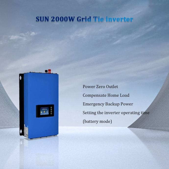 SUN 2000W GTIL - Inverter ki se priklopi v vtičnico in izniči porabo