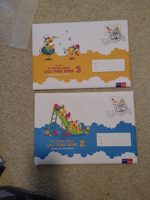 A letter from Lili and Bine 2 in 3, dodatek k učbeniku