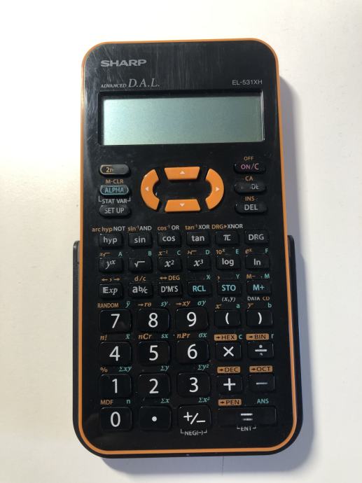 KALKULATOR SHARP EL-531XH - oranžen