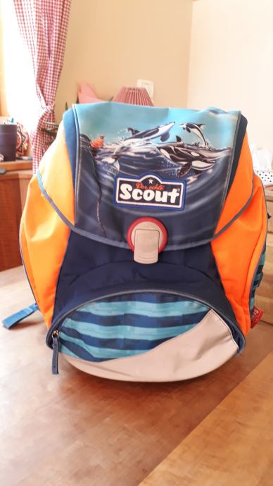 šolska torba Der echte Scout, 1. triada + darilo