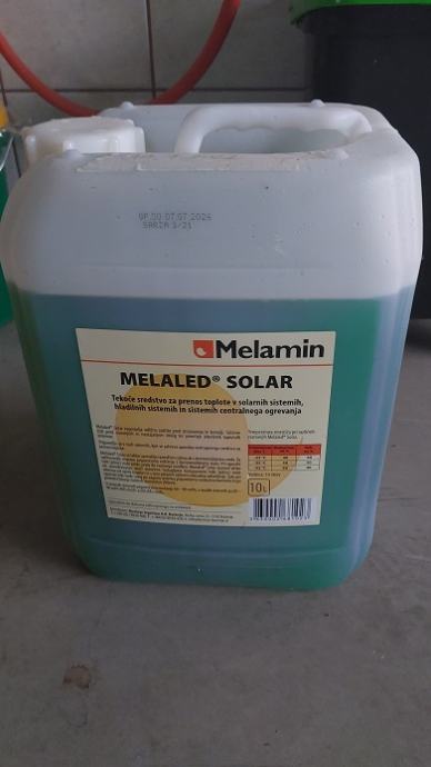 Solarno tekočino MELALED SOLAR za solarne sisteme proti zmrzovanju pr