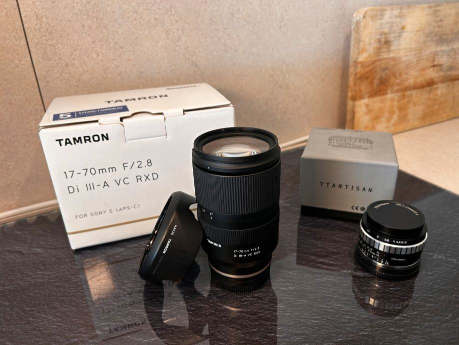 Sony Alpha A6400 APS-C + Tamron 17-70mm f2.8 / Ttartisan 23mm f1.4
