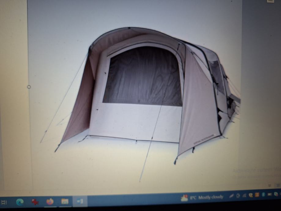 Napihljiv šotor za 4 osebe DECATHLON