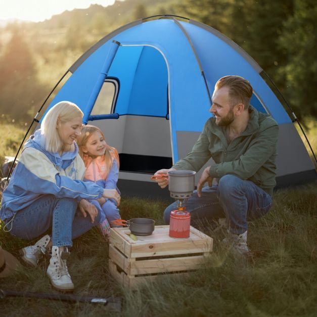 Šotor za 3 osebe, kampiranje, kamping šotor