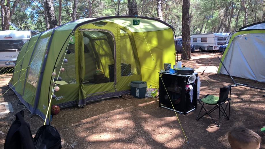 NAPIHLJIV ŠOTOR Vango Capri 500XL Airbeam Tent Herbal 2016 Inflatable