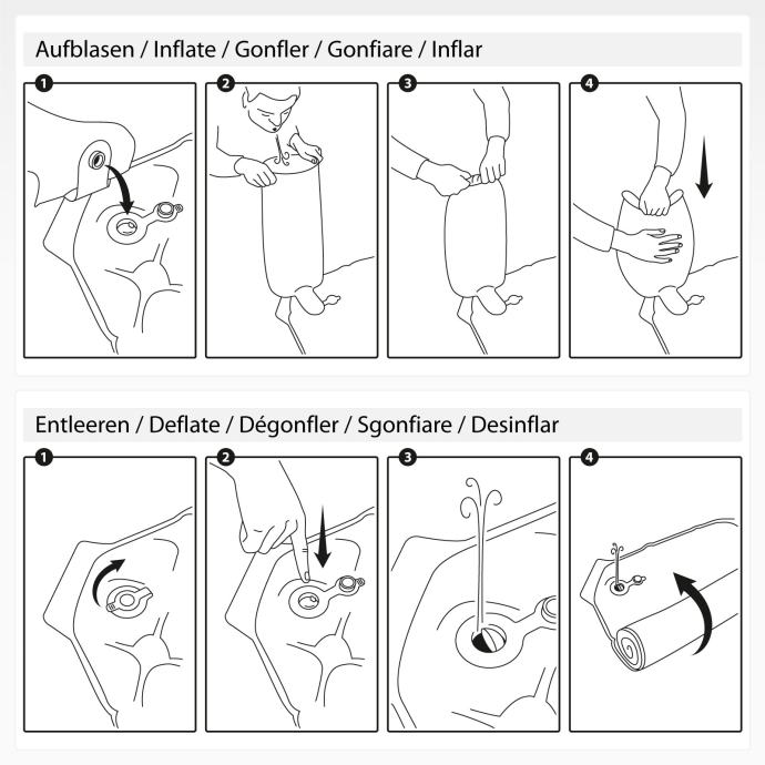 Napihljiva Blazina Lihgt Pad 5,5cm - Qeedo