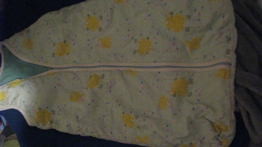 Spalna vreča-bombazna, svetlo turkizna, dolzina vrece 80cm