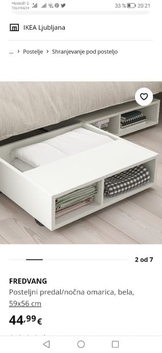 ikea zaboj za pod posteljo