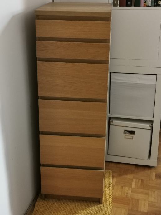Predalnik IKEA MALM, širina 40 cm