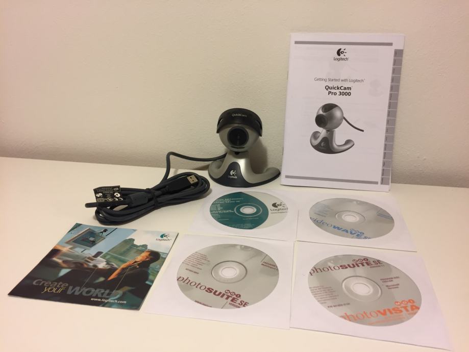 Spletna web kamera Logitech QuickCam Pro 3000