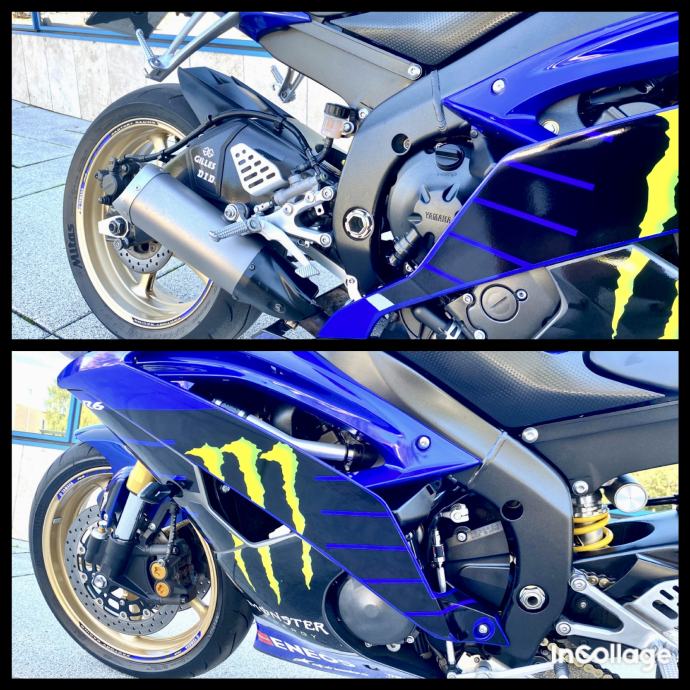 YAMAHA YZF R6- VR-46-35 KW-ODLIČNA, 2008 l.