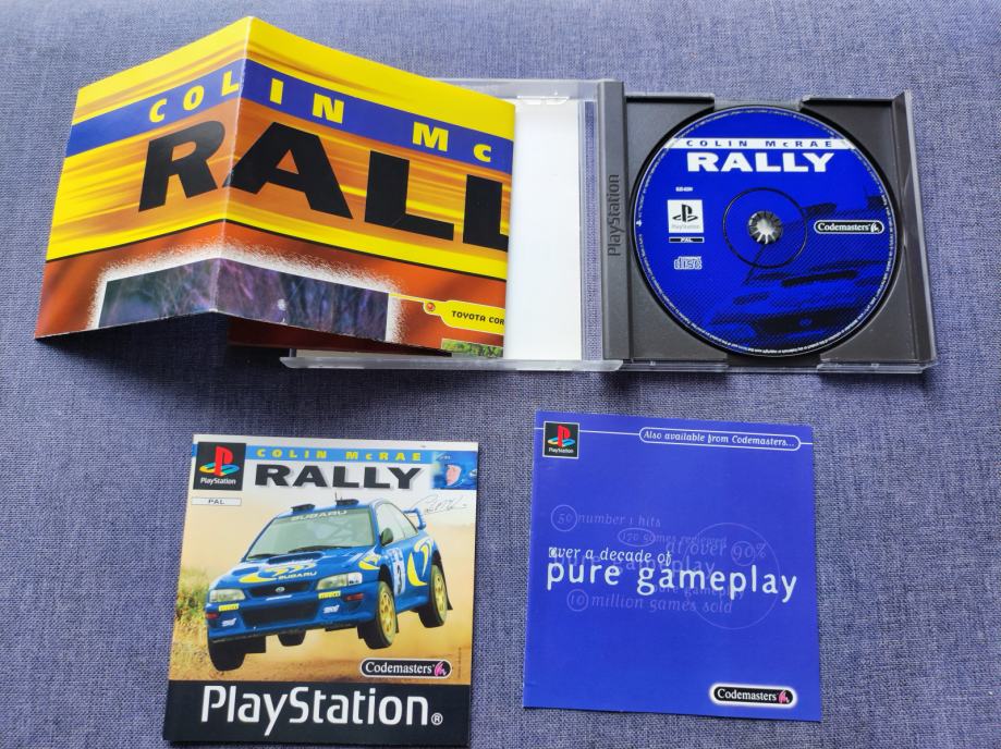 Colin McRae Rally Playstation 1 originalna igra