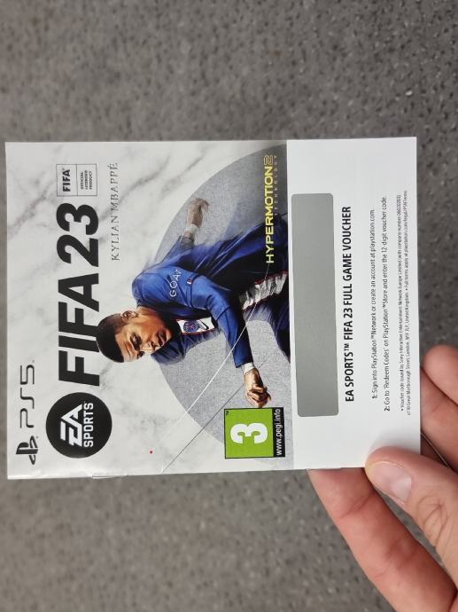 FIFA 23 PS + ULTIMATE TEAM VOUCHER - Playstation 4 ali 5 - PS4, PS5