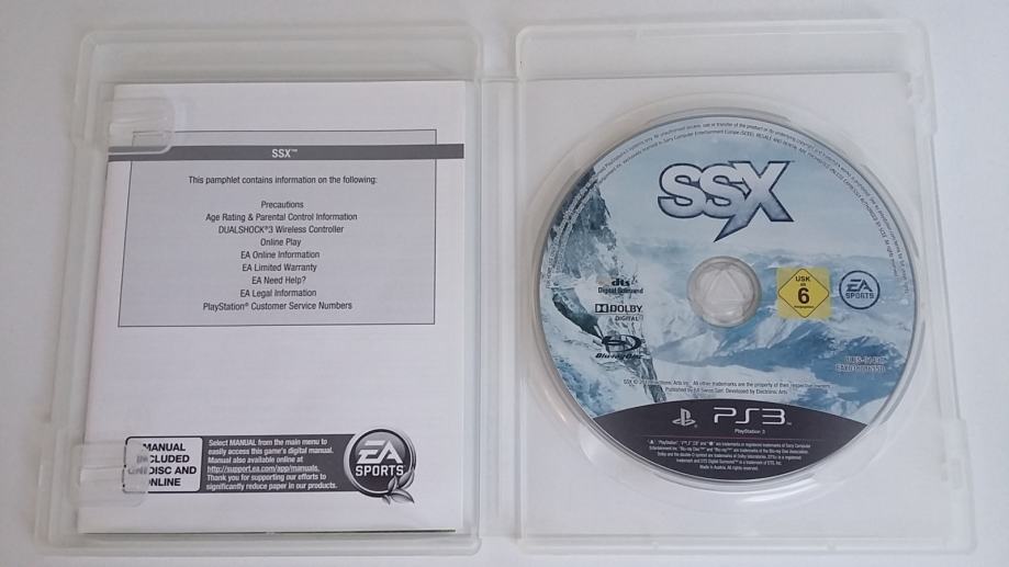 PS3 igra SSX (Snowboarding, Deskanje na snegu, PS 3, Play Station 3)