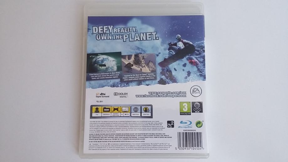PS3 igra SSX (Snowboarding, Deskanje na snegu, PS 3, Play Station 3)
