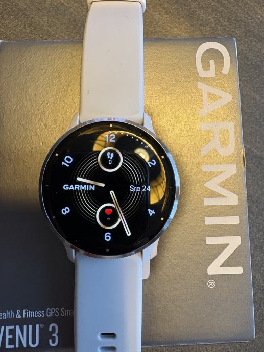 Pametna športna ura Garmin Venu 3, vodoodporna, GPS, 45 mm