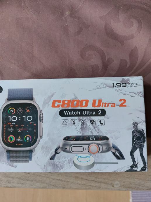 prodam novo, nerabljeno pametno uro C800 Ultra 2 za 25€