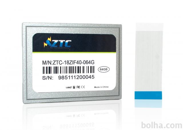 64GB ZTC ciklon 40-pin ZIF 1,8-palčni PATA SSD