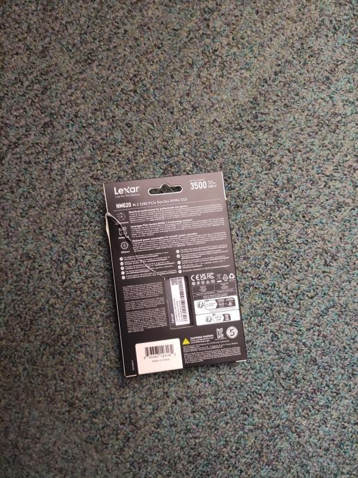 Lexar NM620 M.2 2280 PCle Gen3x4 NVMe SSD 1TB