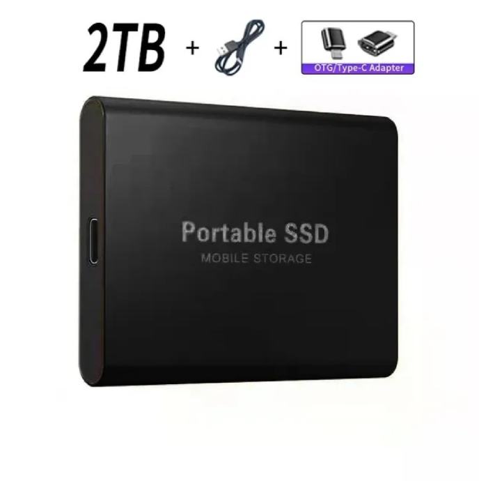 Zunanji prenosni SSD trdi disk (2 TB)