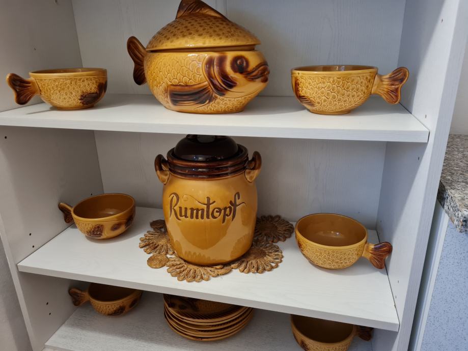 Komplet rumov lonec RUMTOPF - UGODNO