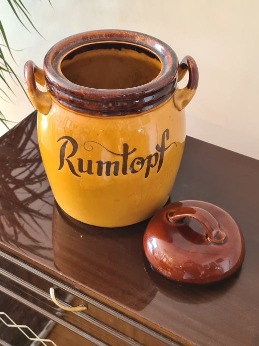 Rumtopf lonec - rumen s pokrovom