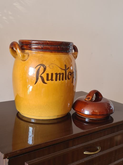 Rumtopf lonec - rumen s pokrovom
