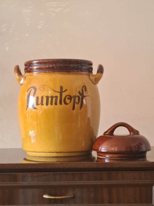 Rumtopf lonec - rumen s pokrovom