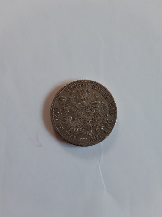 Franc Ios l 1 Florin1879 srebrnik Austroogrske