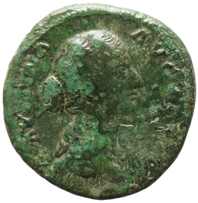 LaZooRo: Rim - AE Sestercij Faustine Minor (145-161-175 AD) Fecunditas