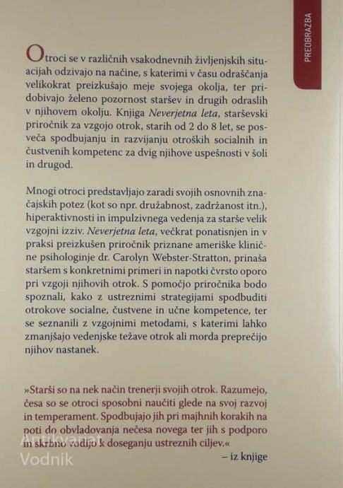 NEVERJETNA LETA, Dr. Carolyn Webster-Stratton