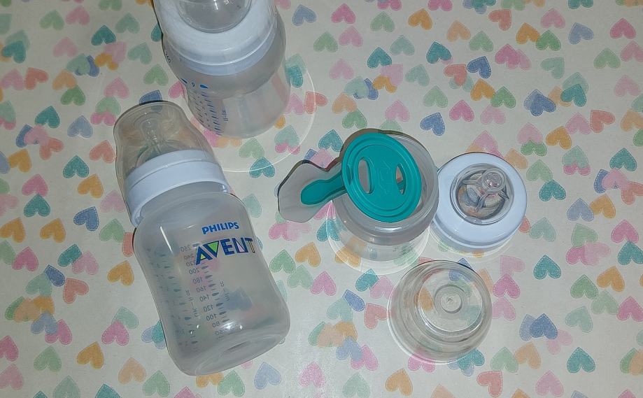Philips Avent novi flaški + ventil proti kolikam airfree, 260ml, 125ml