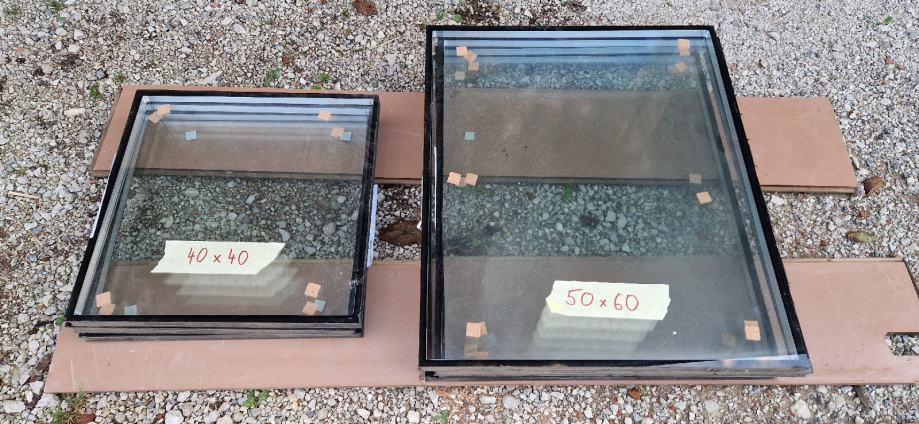 dvoslojno steklo, termopan 40x40, 50x60, 70x130cm