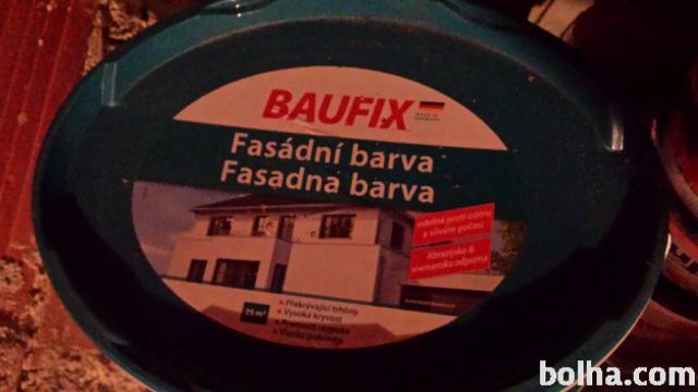 50L fasadne barve Baufix, bela, za cca 125 m2 površine