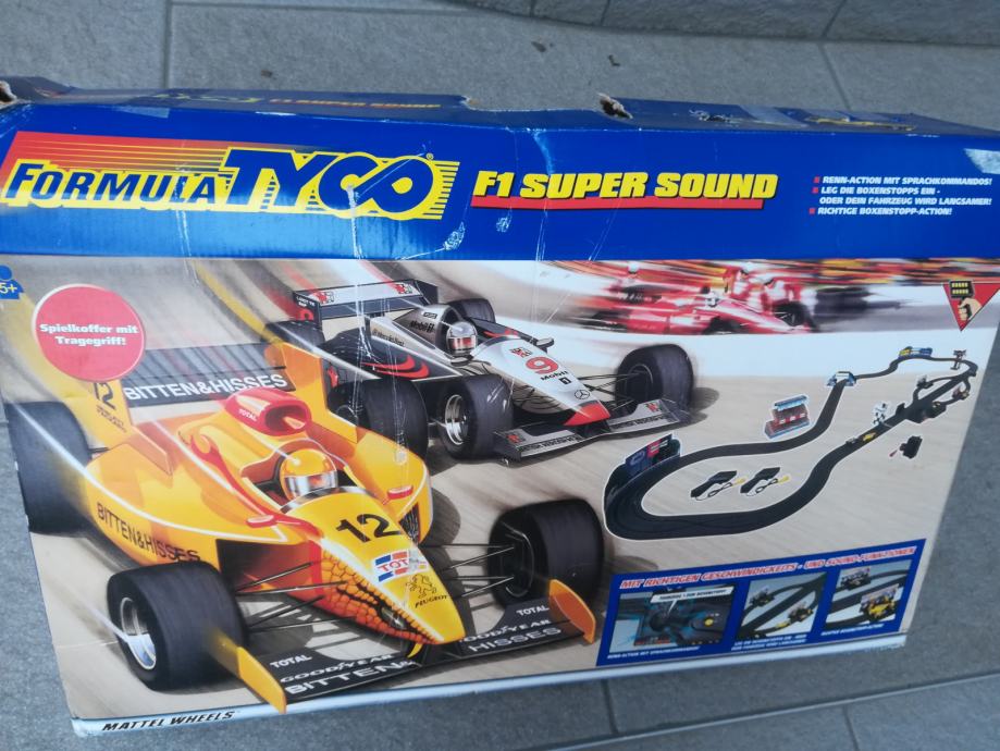 FORMULA TYCO STEZA F1 SUPER SOUND, 2 KOMPLETA