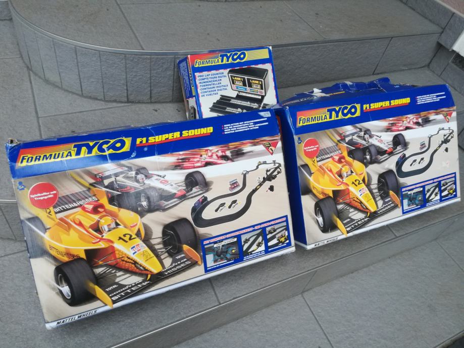 FORMULA TYCO STEZA F1 SUPER SOUND, 2 KOMPLETA
