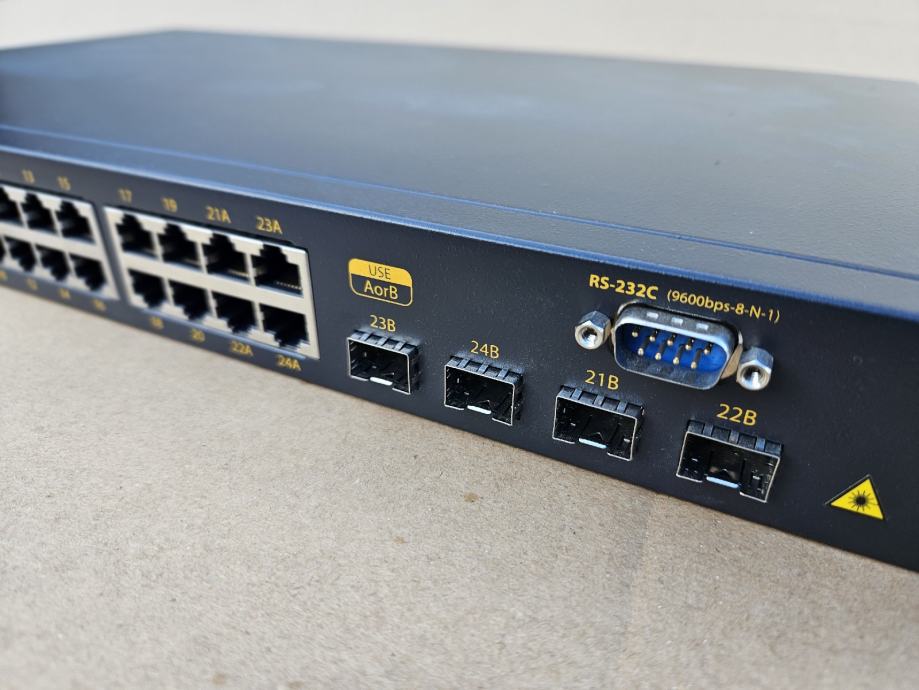 24 port gigabit switch Telsey + 4 X SFP