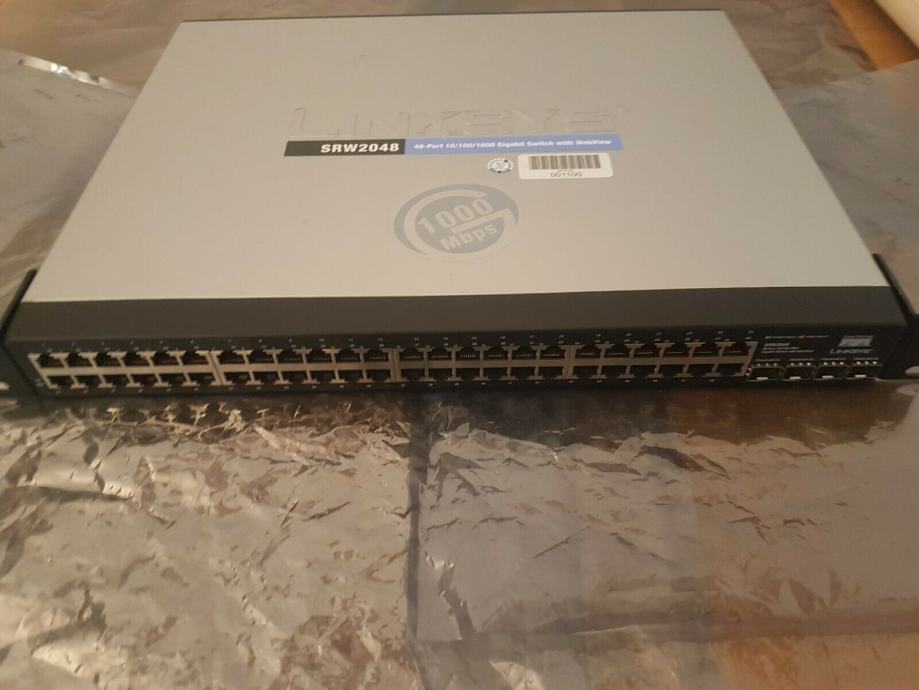 Linksys SRW2048 48 Port Gigabit 4 Port SFP Switch