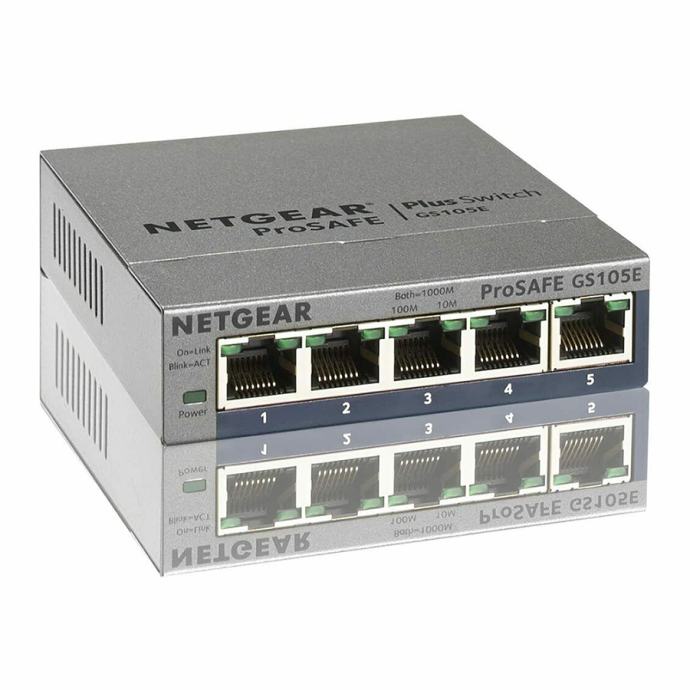 Pametno mrežno stikalo NETGEAR Prosafe GS105Ev2 5-vrat Gigabit Switch