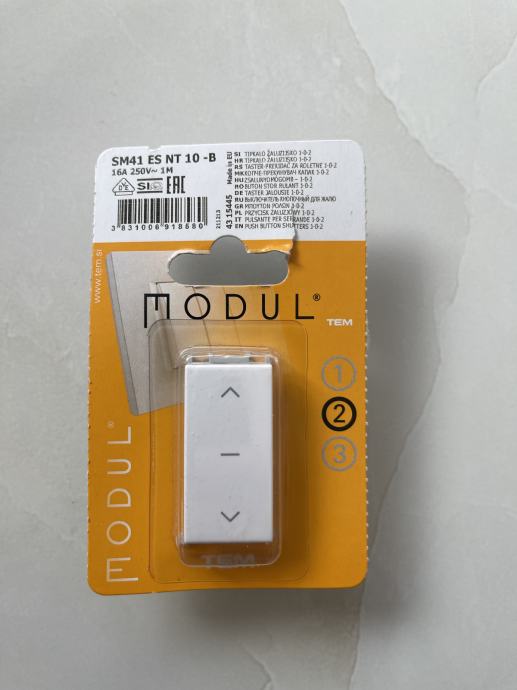 Stikala, vtičnice TEM Čatež Modul Soft bela - različni kosi