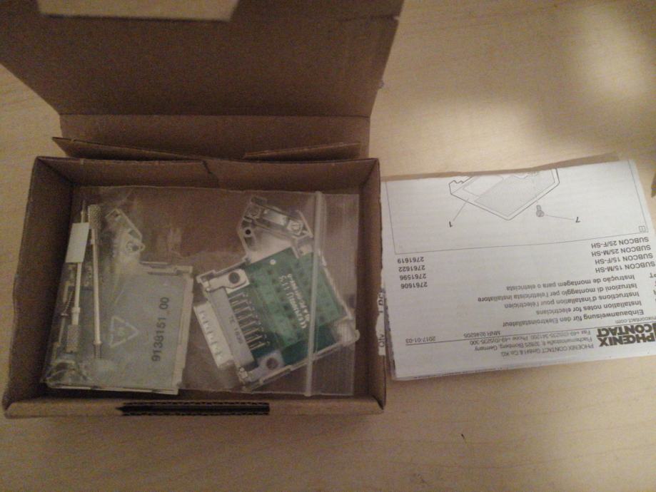 SUBCON 15/M-SH 2761606 PHOENIX CONTACT D-SUB bus connector