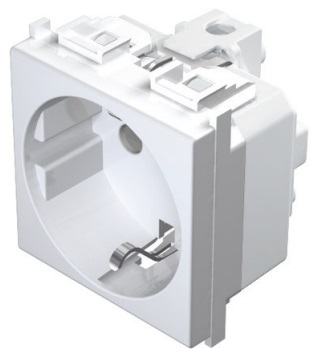 TEM ČATEŽ MODUL VTIČNICA 2M BELA - VM10PW