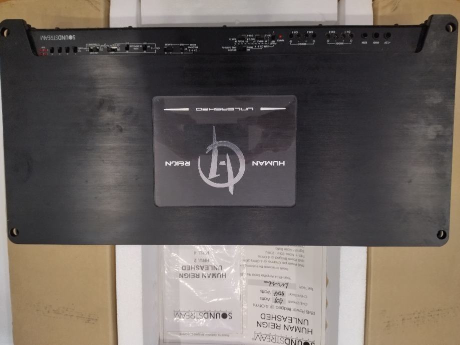 4 kanalni ojačevalec soundstream human reign hru.4
