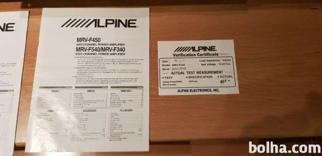 Alpine MRV F540 V12